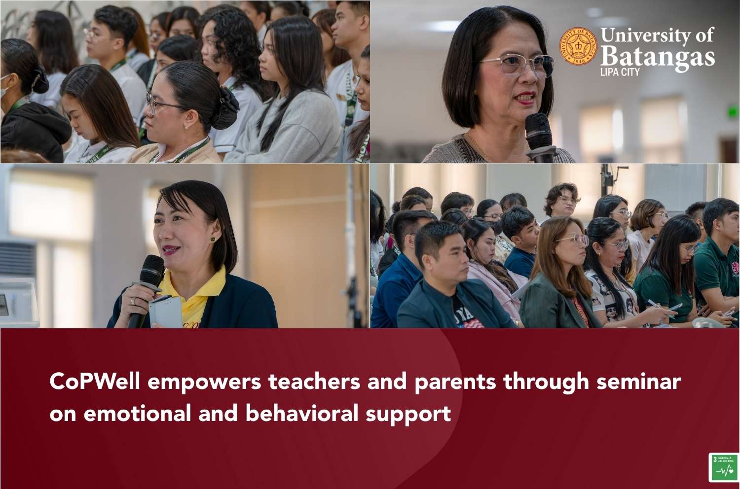 CoPWell empowers teachers and parents through seminar on emotional and ...