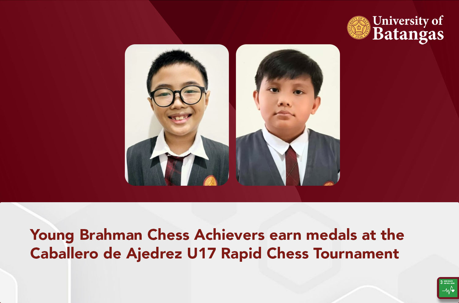 Young Brahman Chess Achievers earn medals at the Caballero de Ajedrez ...
