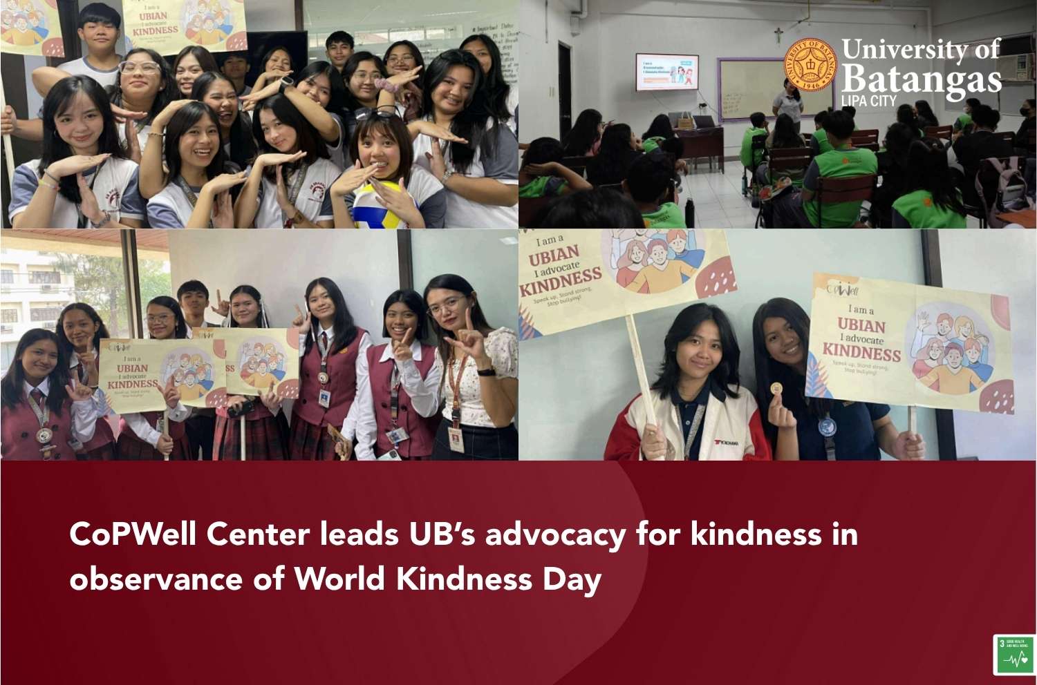 CoPWell Center leads UB’s advocacy for kindness in observance of World ...