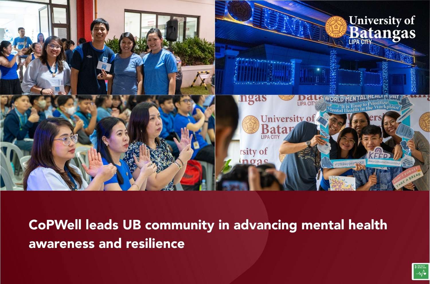 CoPWell leads UB community in advancing mental health awareness and ...