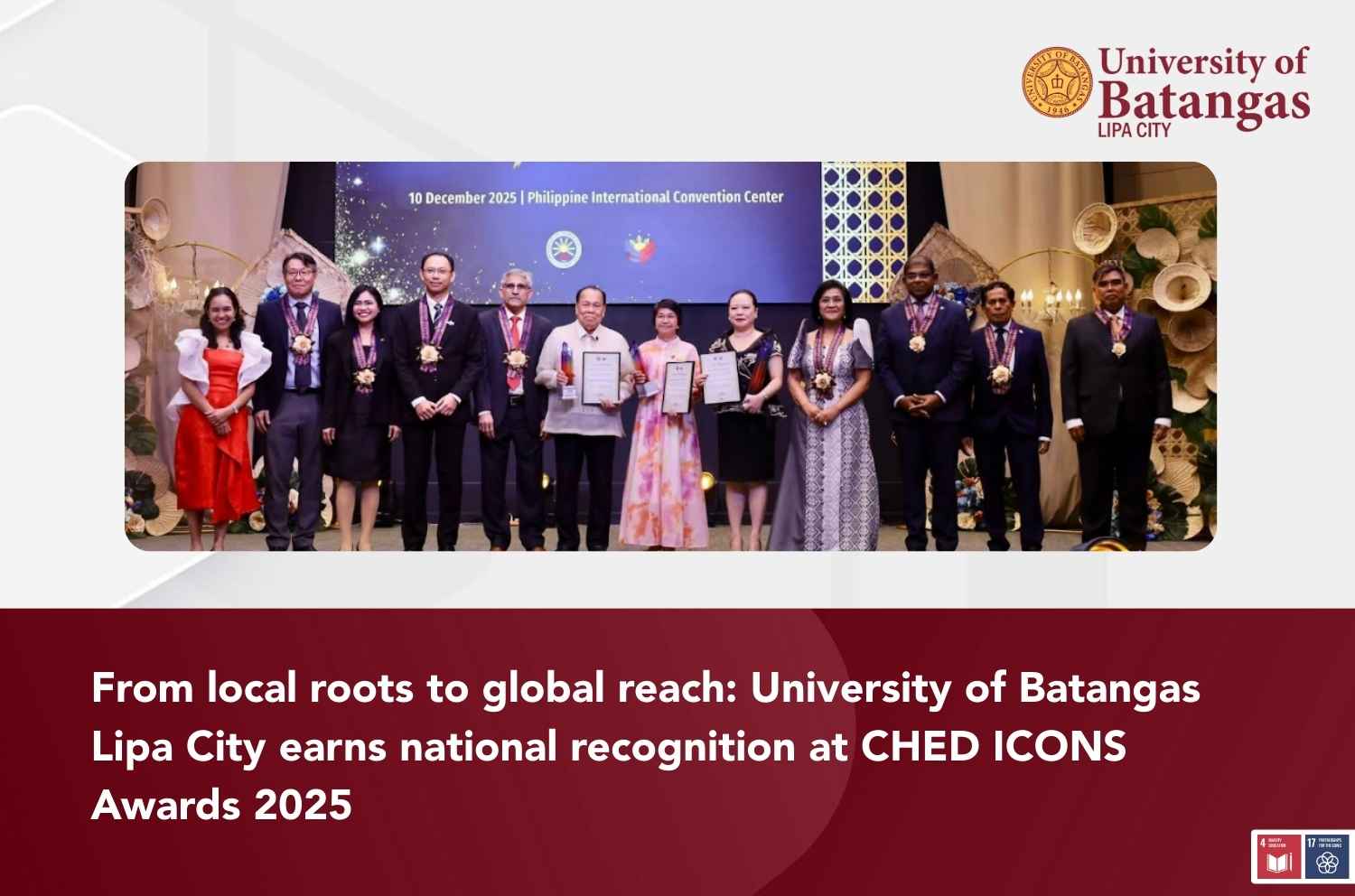 From local roots to global reach: University of Batangas Lipa City ...