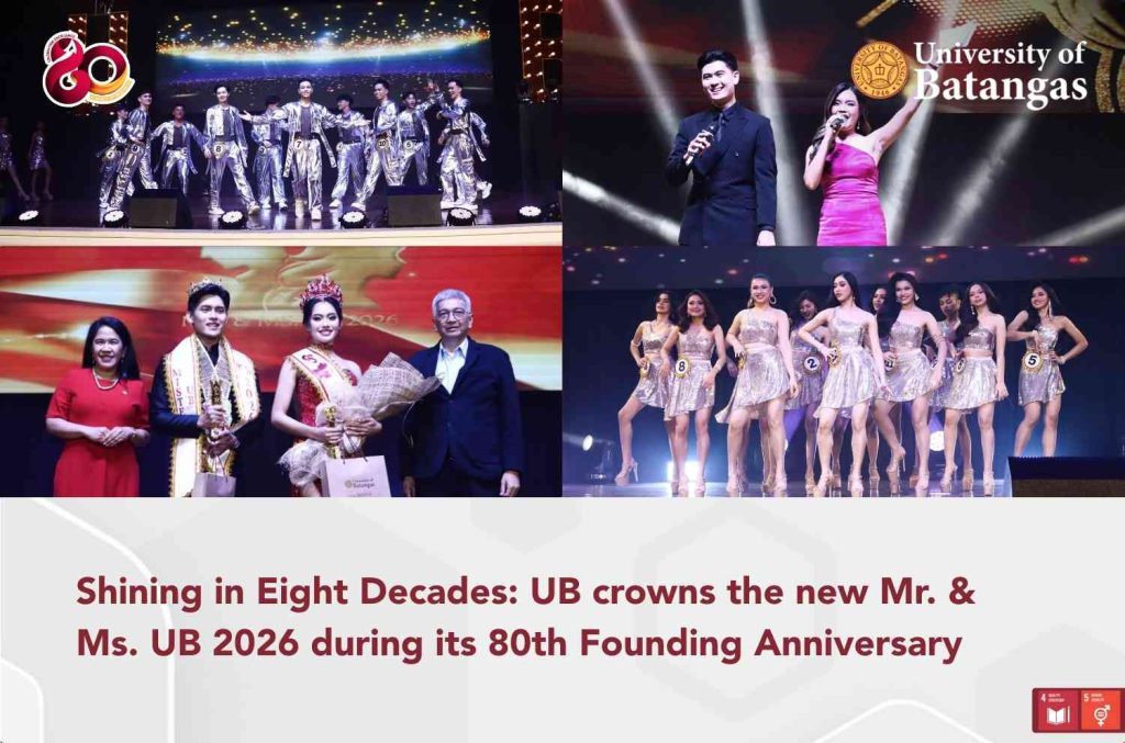 Shining in Eight Decades: UB crowns the new Mr. & Ms. UB 2026 during ...